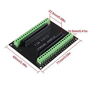 HiLetgo 3pcs ESP32 GPIO Board ESP32S Pin Out IO Out 1 into 2 for ESP32 ESP32S Development Board