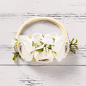 Toddler Baby Girls Tutu Dress Sleeveless Floral Print Layered Tulle Dress Little Girl Princess Dresses with Flower Headband (Pink, 6-12 M)