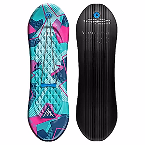 Artikfun Premium Foam Snowboard Sled 2-Pack | Tow Rope and Handle | Sized for Youth and Adults | Contoured Foot Deck Design | 48in-122cm Design Length |