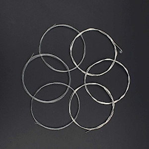 Clear Nylon Classical Guitar Strings 2 full sets with 1pc 3 in 1 Guitar Restringing Tool Including Guitar String Winder Guitar String Cutter Guitar Pin Puller