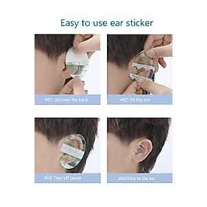 Ear Covers for Shower 100 pcs, Baby Ear Protection, Disposable Ear Protectors Waterproof for Swimming, Bathing, Surfing, and Other Water Sports.