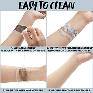 Spooktacular Creations Halloween Makeup Kit for Adult and Kids, 5 Colors Bruise Makeup Palette, Scar Wax with Spatula Tool, Fake Blood, Clotted Blood, Fake Blood Cream, Stipple Sponges