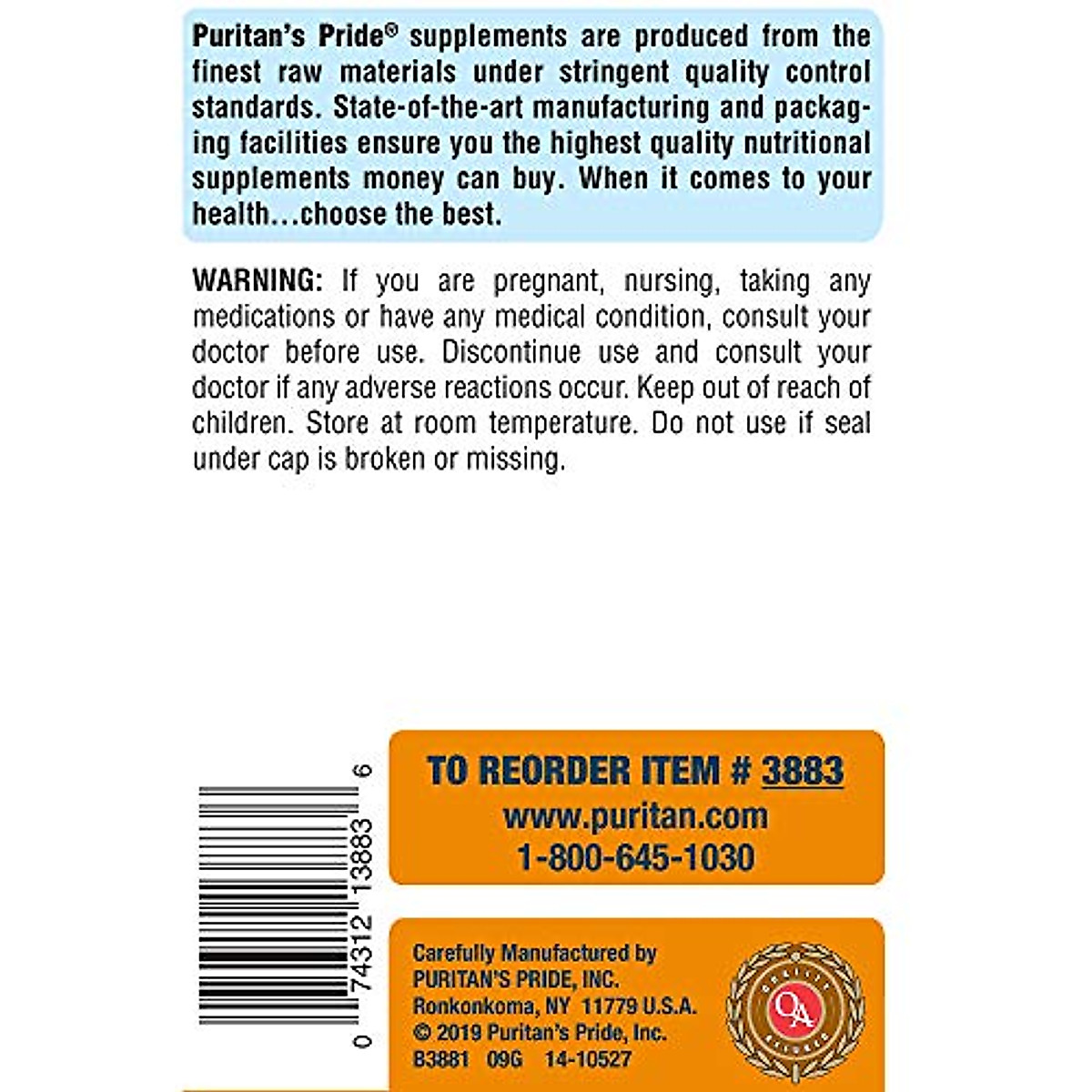 Puritan's Pride Chewable 500 mg with Rose Hips Supports Immune System Health Vitamin C 250 Count (Pack of 1)