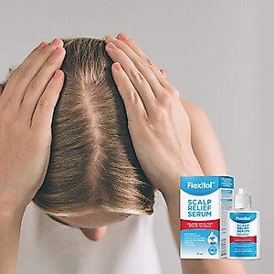 Flexitol Scalp Relief Serum for Itchy Scalp with 2% Colloidal Oatmeal, 2 Ounce