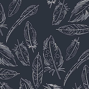 Art Gallery Fabrics Art Gallery Canvas Petal & Plume Panache, Blue