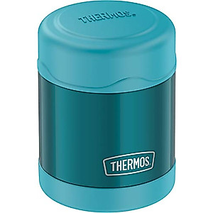 THERMOS FUNTAINER 10 Ounce Stainless Steel Vacuum Insulated Kids Food Jar, Teal
