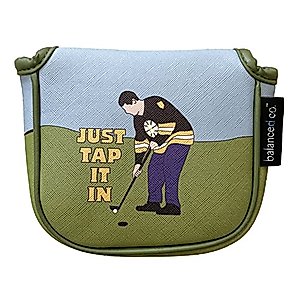 Balanced Co. Funny Golf Putter Headcover (Just Tap It in/Mallet)