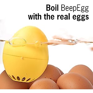 Love BeepEgg – Egg Timer for Boiling Eggs – Musical Egg Cooker for Soft, Medium, Hard Boiled Eggs – Food Safe – Singing Floating Egg Timer – Egg Cooker for 3 Levels of Doneness - Brainstream