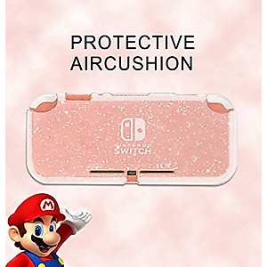 Moxiaomo Protective Case, Liquid Crystal Glitter Bling Soft TPU Cover with Shock-Absorption and Anti-Scratch Protective Case-for Nintendo Switch Lite 2019