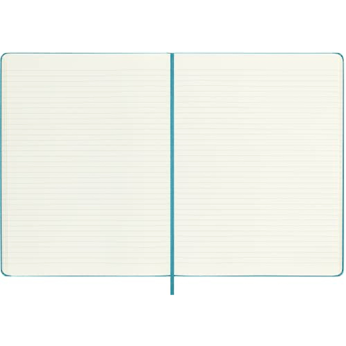 Moleskine Classic Notebook, Hard Cover, XL (7.5" x 9.5") Ruled/Lined, Reef Blue, 192 Pages