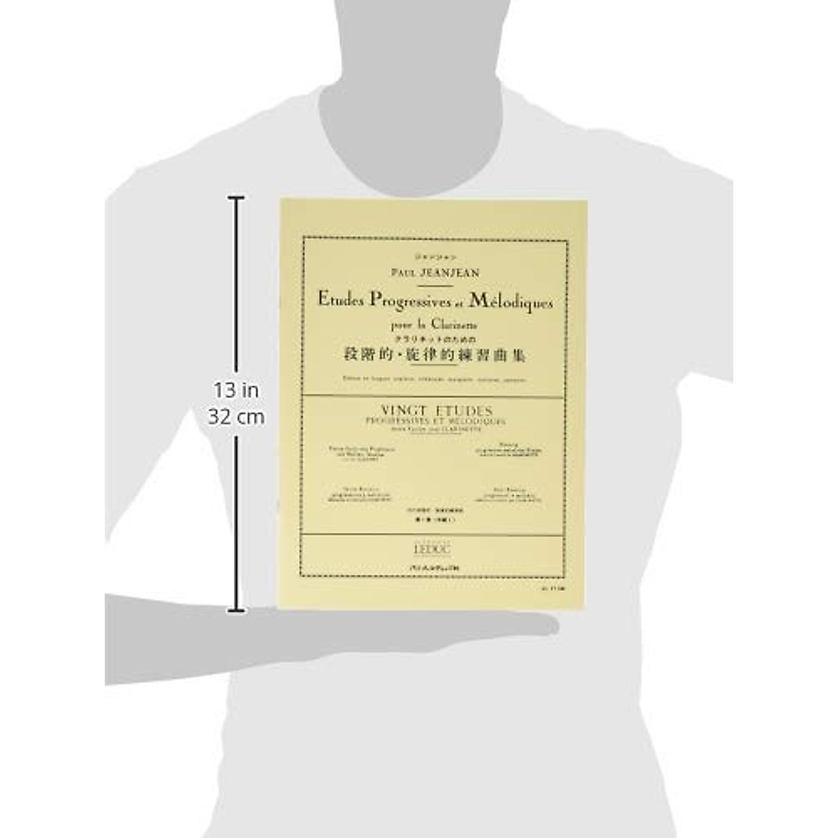 JEANJEAN: 20 ETUDES PROGRESSIVES ET MELODIQUES VOLUME 1 CLARINETTE