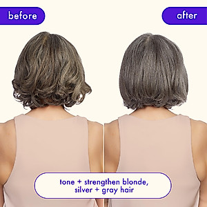 amika bust your brass cool blonde strength repair shampoo, 275ml