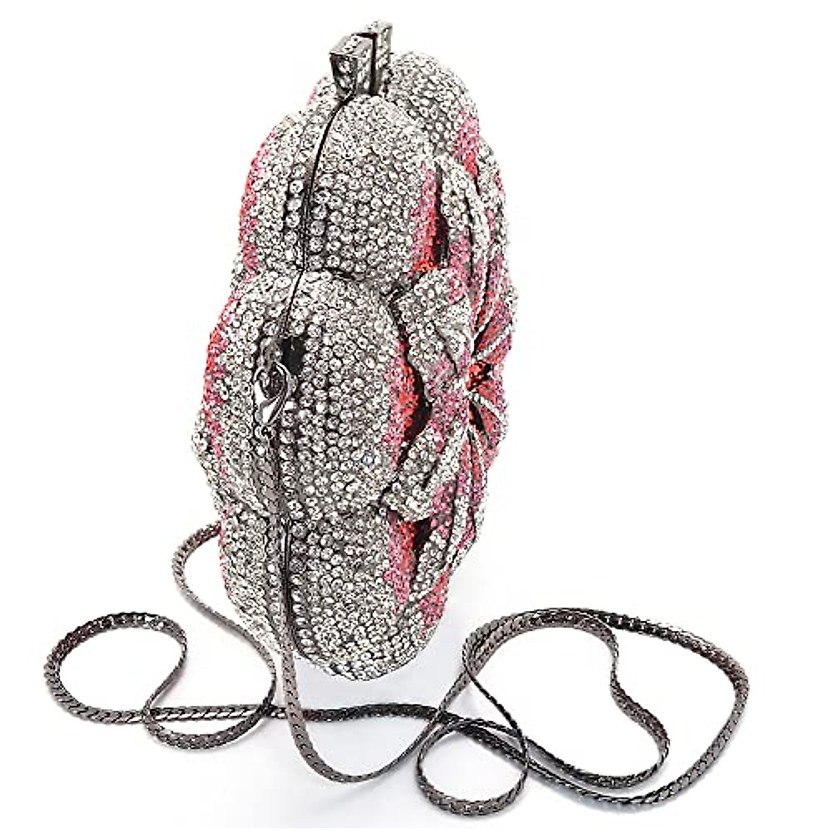 MOSSMON Designer Crystal Evening Clutch Bag Elegant Bride Wedding Party Purse for Women