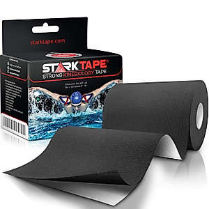 Starktape Kinesiology Tape - Professional 2 Pack Bulk Physio Rolls Sports Tapes for Sensitive Skin. K Physical Therapy Tape for Knee, Shoulder, Ankle, Wrist, Foot, Back Injury Muscle Pain aid