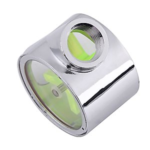 Oumefar Tungsten Alloy Standard Thread Computer Water Cooling Flow Indicator G1/4 Inch Visual Water Flow Indicator for Observing Water Flow Speed etc