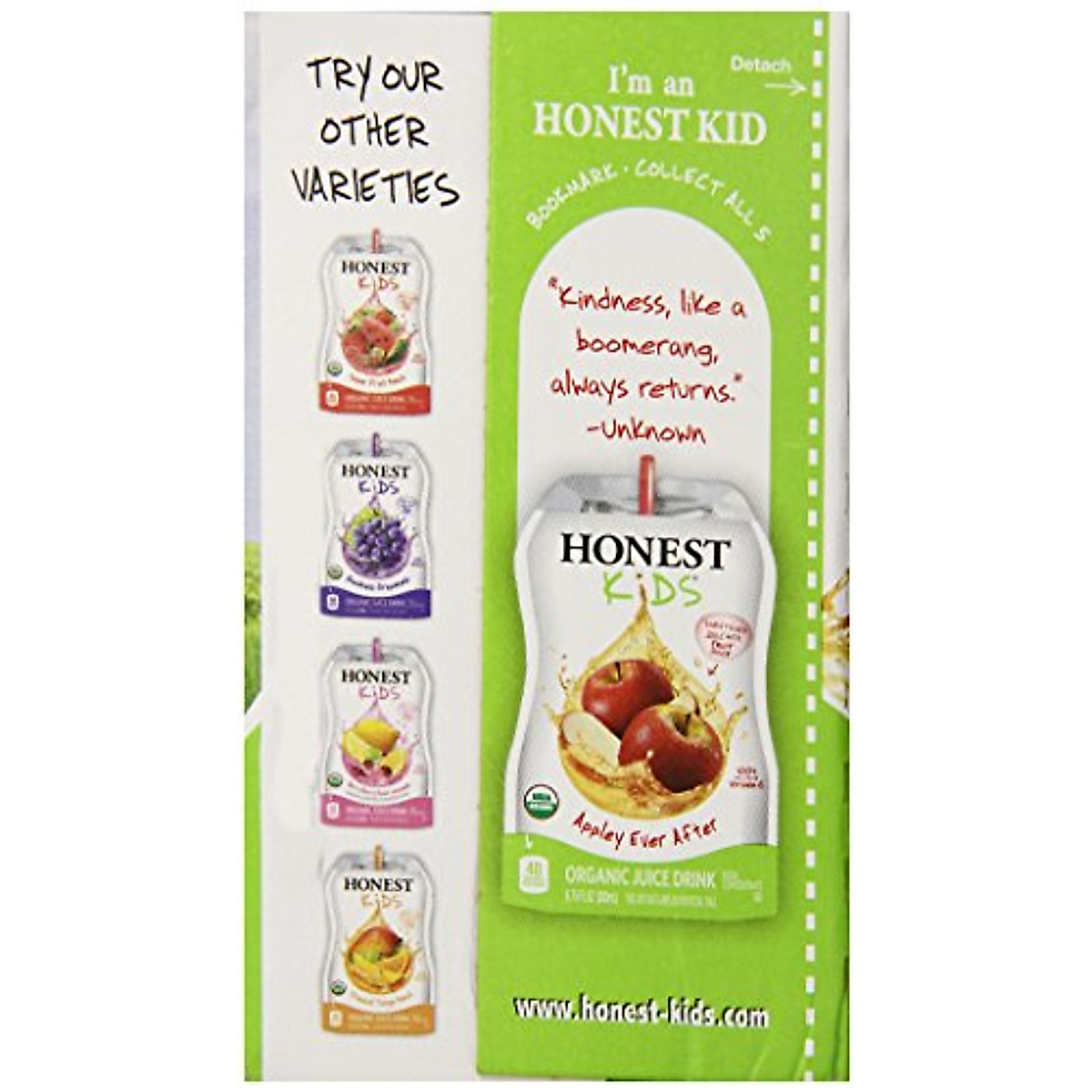Honest Kids, Organic Appley Ever After Juice Drink, 6.75 Fl Oz (pack of 8)