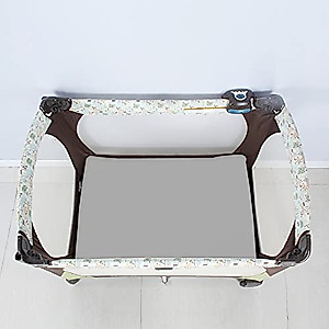 Cotton Pack N Play Sheets, 2 Pack Portable Playard/Mini Crib Mattress Sheets, Ultra Soft, White & Grey, Pre-Shrink