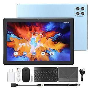ICRPSTU 2 in 1 Tablet, 4GLTE 5G Dual WiFi Tablet Computer Front 8MP Rear 20MP 1920x1200 IPS Display for Home for Android 11 (#1)