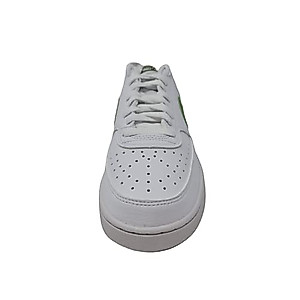 Nike Mens Court Vision Low Lifestyle Sneakers, White/Oil Green-Medium Olive, 12 M US