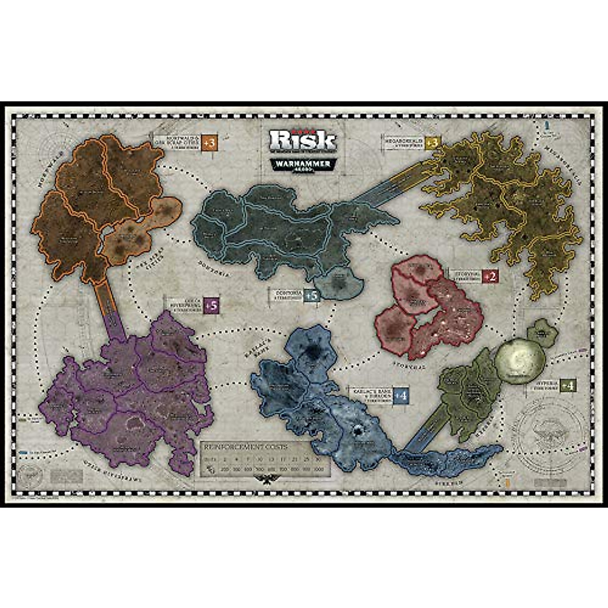 Risk Warhammer 40,000 Board Game | Based on Warhammer 40k from Games Workshop | Officially Licensed Warhammer 40,000 Merchandise | Themed Risk Game