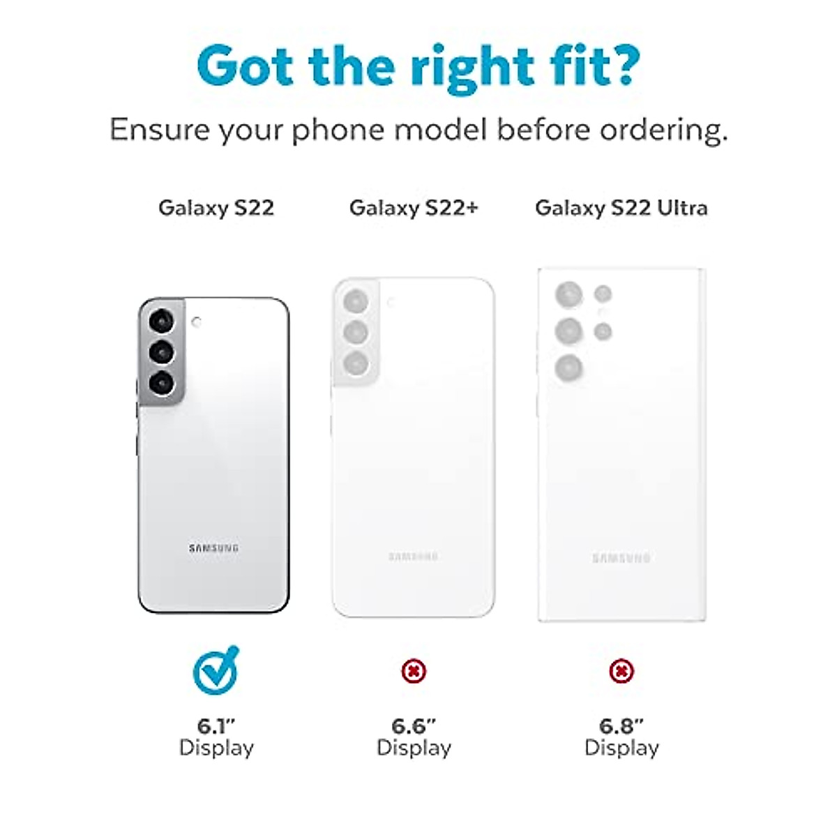 Speck Black Samsung Galaxy S22 Case - Drop Protection, Extra Grip, Scratch Resistant & Shock-Absorbent Case for Galaxy S22 Phones - Slim Design Grip Protection - Grip Case Presidio2