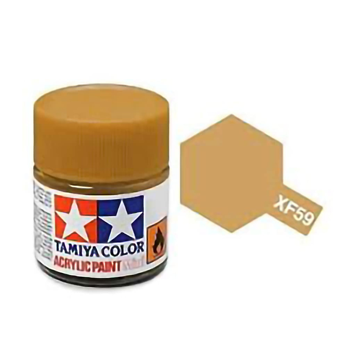 TAMIYA 81759 Acrylic Mini XF59 Desert Yellow 1/3 oz
