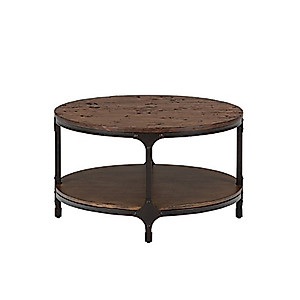 Jofran Inc. Urban Nature Rustic Pine Solid Wood Round Coffee Table