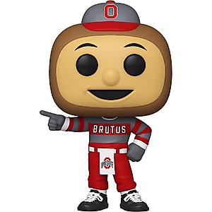 Funko Pop! College Mascots: Ohio State - Brutus Buckeye Vinyl Figure (Bundled with Compatible Pop Box Protector Case), Multicolored, 3.75 inches