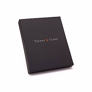 Tokens & Icons Buffalo Nickel Money Clip Wallet (ONE SIZE, BLACK)