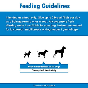Pet Health Solutions Chickles Chicken Breast Fillets for Dogs - Tested Safe, Low Fat Chicken Dog Treats Natural - 100% Natural Chicken High Protein No Preservatives Propylene Glycol Free, 2 lb