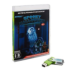 AtmosFX® Spooky Halloween Hollusion Digital Decoration on USB Includes 8 Atmosfx Video Effects for Hallloween