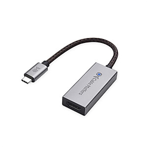 Cable Matters 48Gbps USB C to HDMI 2.1 Adapter, Supports 8K 60Hz / 4K 240Hz HDR, Thunderbolt 4 to HDMI 2.1, HDMI 2.1 to USB C Adapter, Compatible with Thunderbolt 5 - Max Resolution on Mac is 4K@60Hz