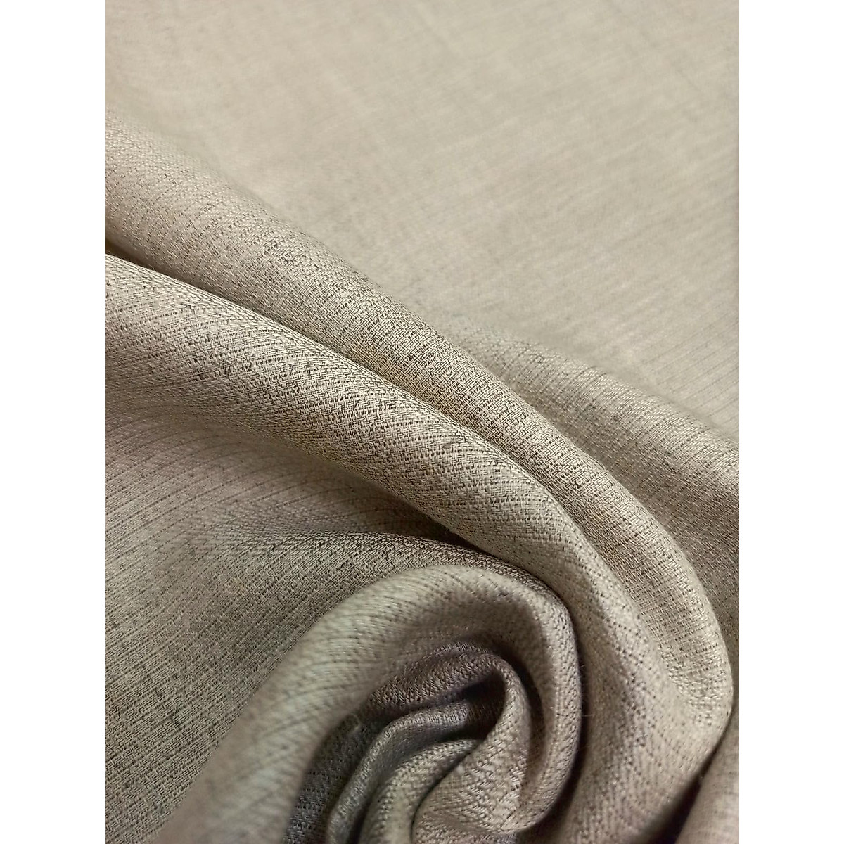Generic Organic 100% Hemp Fabric in Natural Undyed Color 58 Inches Wide Sold by The Yard (1 Quantity = 1 Yard)