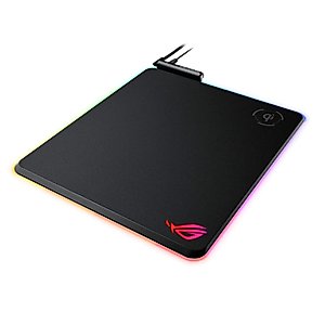 ASUS ROG Claymore II Wireless Modular Gaming Keyboard + ROG Balteus Qi Vertical Gaming Mouse Pad Bundle
