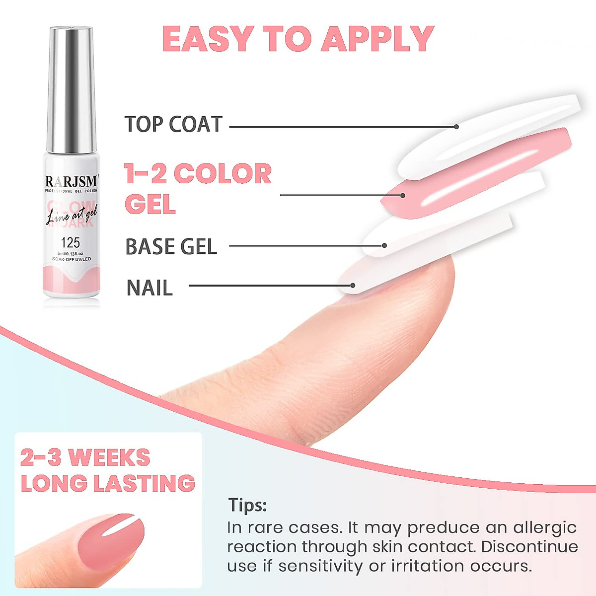 RARJSM Glow in The Dark Nail Art Gel Liner 12 Soft Pastel Colors Neon Green Blue Purple Pink Painting Luminous Polish Set UV LED Curing Requires Thin Brush for Swirl Nails Design