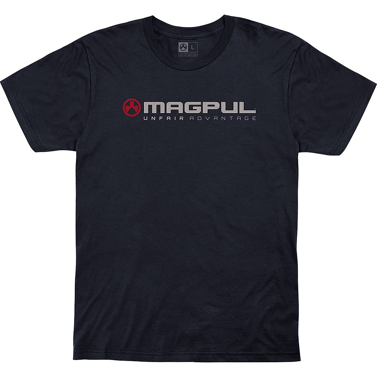 Magpul mens Crew Neck Short Sleeve T-shirt for Men Unfair Advantage Cotton T Shirt Navy 2XL, Multi, XX-Large US