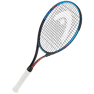 HEAD Ti. Reward Tennis Racket - Pre-Strung Head Light Balance 27 Inch Racquet - 4 3/8 In Grip, Blue/Black