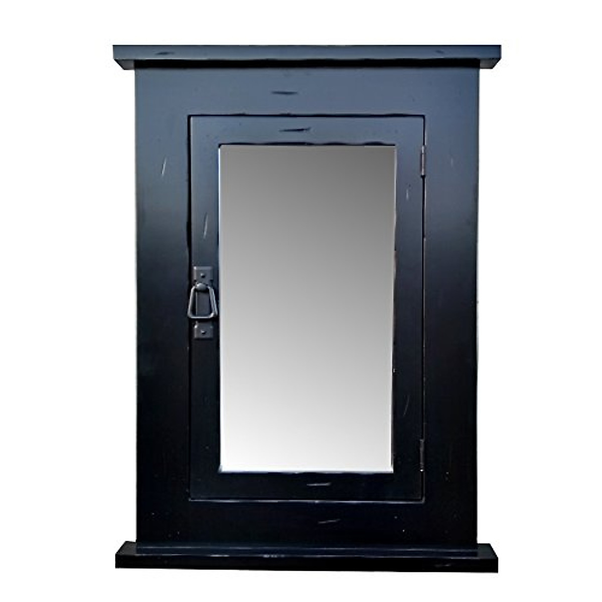 ZyduzscAT KeepRepel Primitive Black Mission Recessed Medicine Cabinet/Rustic/Solid Wood & Handmade