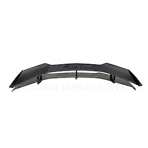 Replacement for 2016-Present Chevrolet Camaro ALL Models | ZL1 1LE Style ABS Plastic Matte Black Rear Trunk Lid Wing Spoiler