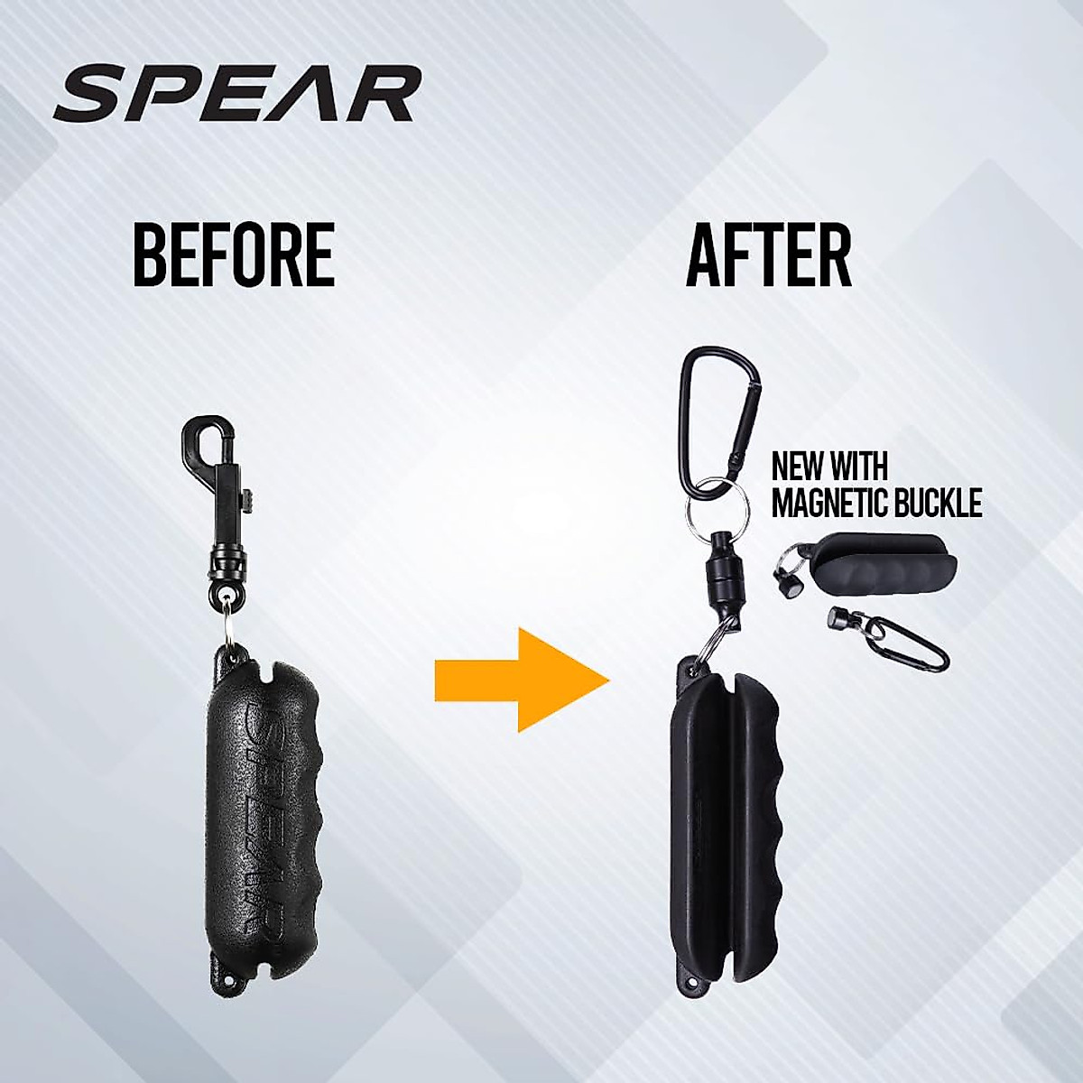 Legend Spear Archery Arrow Puller w/Improved Magnetic Buckle, Rubber Crossbow Bolt Puller w/NANOGRIP Technology, Arrow Puller Gripper Tool, Crossbow Accessories Kit, Archery Equipment & Accessories