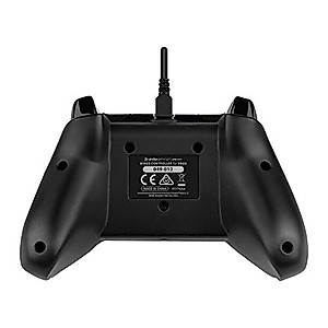 PDP Wired Game Controller - Xbox Series X|S, Xbox One, PC/Laptop Windows 10, Steam Gaming Controller - USB - Advanced Audio Controls - Dual Vibration Videogame Gamepad - Raven Black