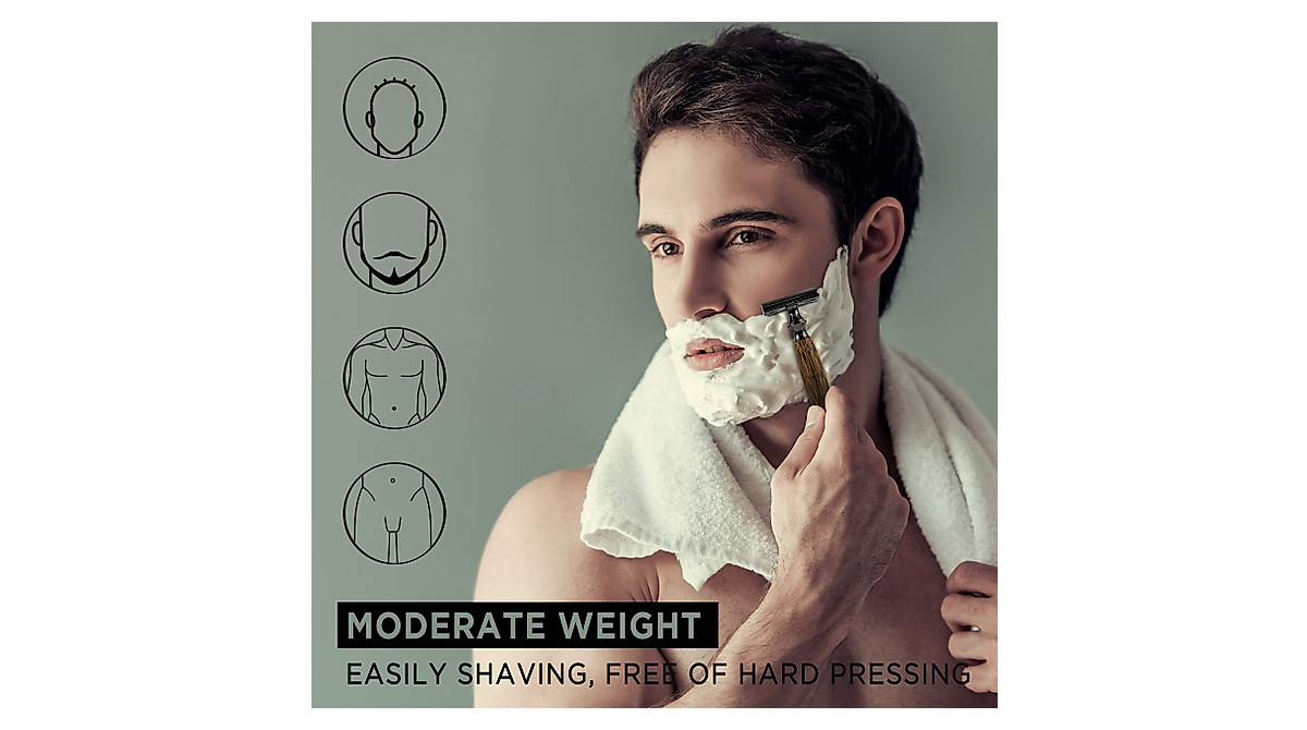 Eco-Friendly Double Edge Safety Razor for Smooth Shaving