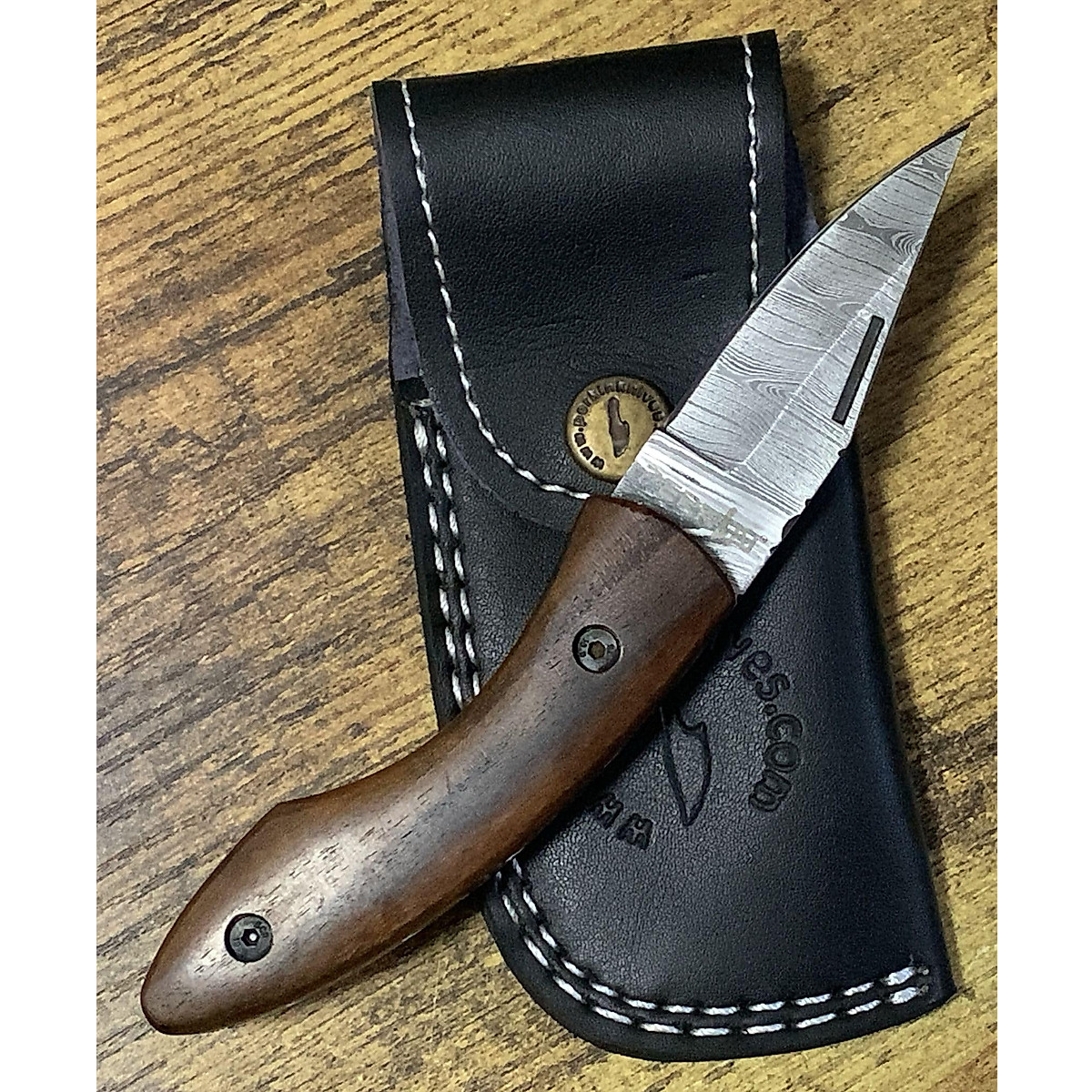 Perkin - Handmade Damascus Pocket Knife - Beautiful Folding Knife