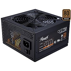Rosewill CFZ750 750W ATX Semi Modular Gaming Power Supply | 80 Plus Bronze Certified, Single +12V Rail | Continuous Power | Intel 4th Gen CPU Read, SLI & Crossfire Ready