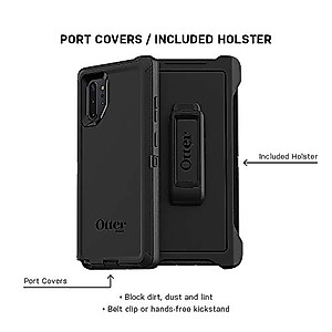 OtterBox DEFENDER SERIES SCREENLESS Case Case for Galaxy Note10 - BLACK
