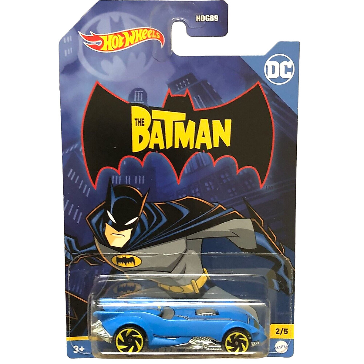Hot Wheels Batman 2022 Batmobile Complete Set of 5 Diecast Vehicles Mix 3 from HDG89-956C Release