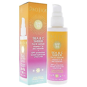 Pacifica Sea and C Sheer Face Serum SPF 55 Serum Unisex 1.7 oz