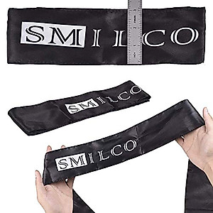 Edge Scarf & 2 Pcs Edge Brush, Satin Edge Laying Scarf for Women Lace Frontal Wigs, Edge Control Brush for Baby Natural Hair, Edge Wrap for Wigs (1Pcs Black and 1 Pcs Pink)