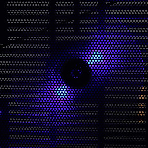 Cooling Pad, Low Noise Laptop Cooler Super Quiet Fans , Builtin Big Fan (Diameter130 x 20mm) with blue LEDs, Fits for Laptop Cooler Pad Base(Blue)