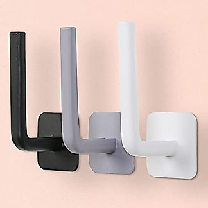 Funnacle Hat Rack for Baseball Caps Adhesive Hat Hooks for Wall, Hat Hanger Storage Baseball Cap Organizer, No Drilling Strong Hat Holder for Door, Closet, Bedroom,Office（Grey, 2 Pack）